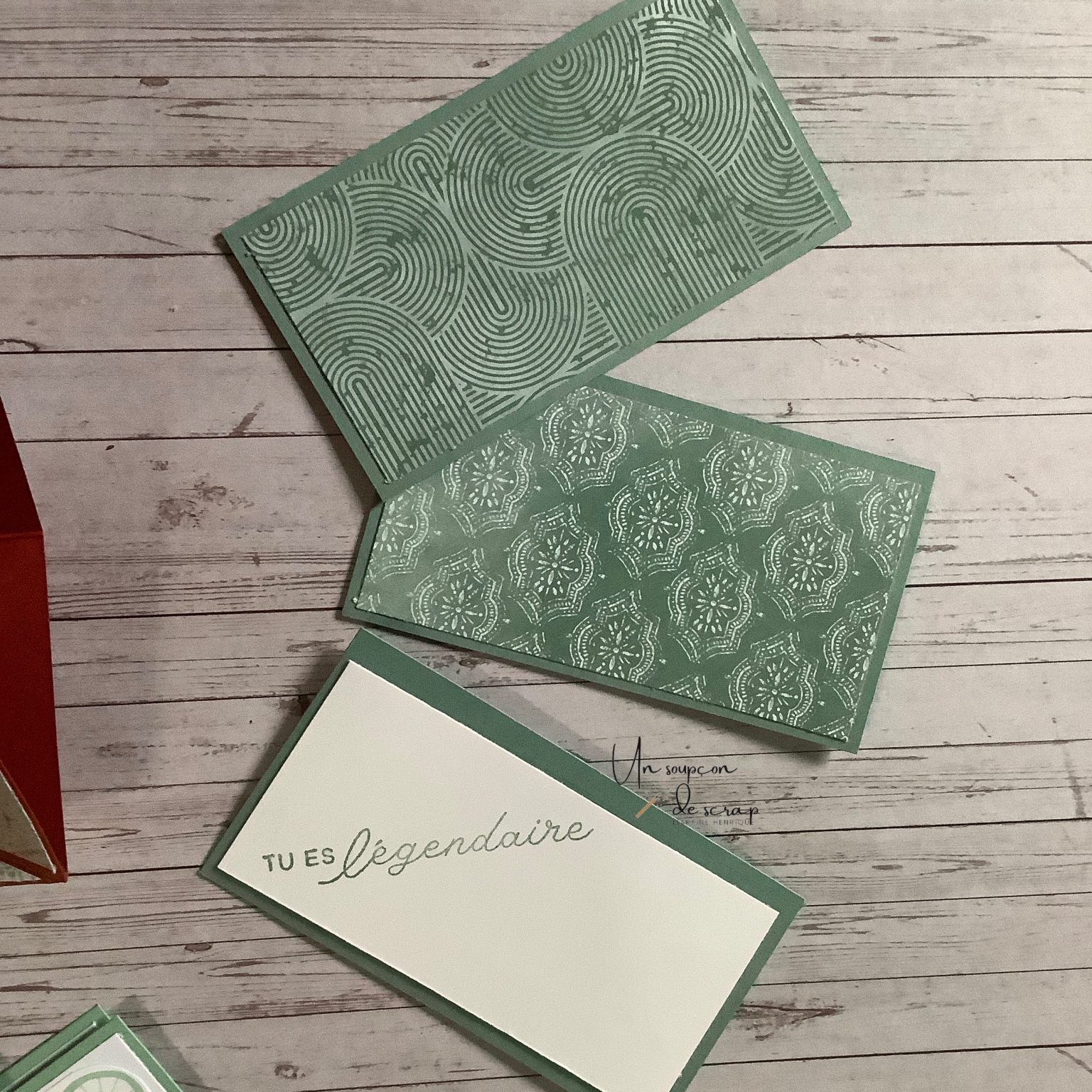 LA CARTE EVENTAIL – LE TUTO – Un soupçon de scrap