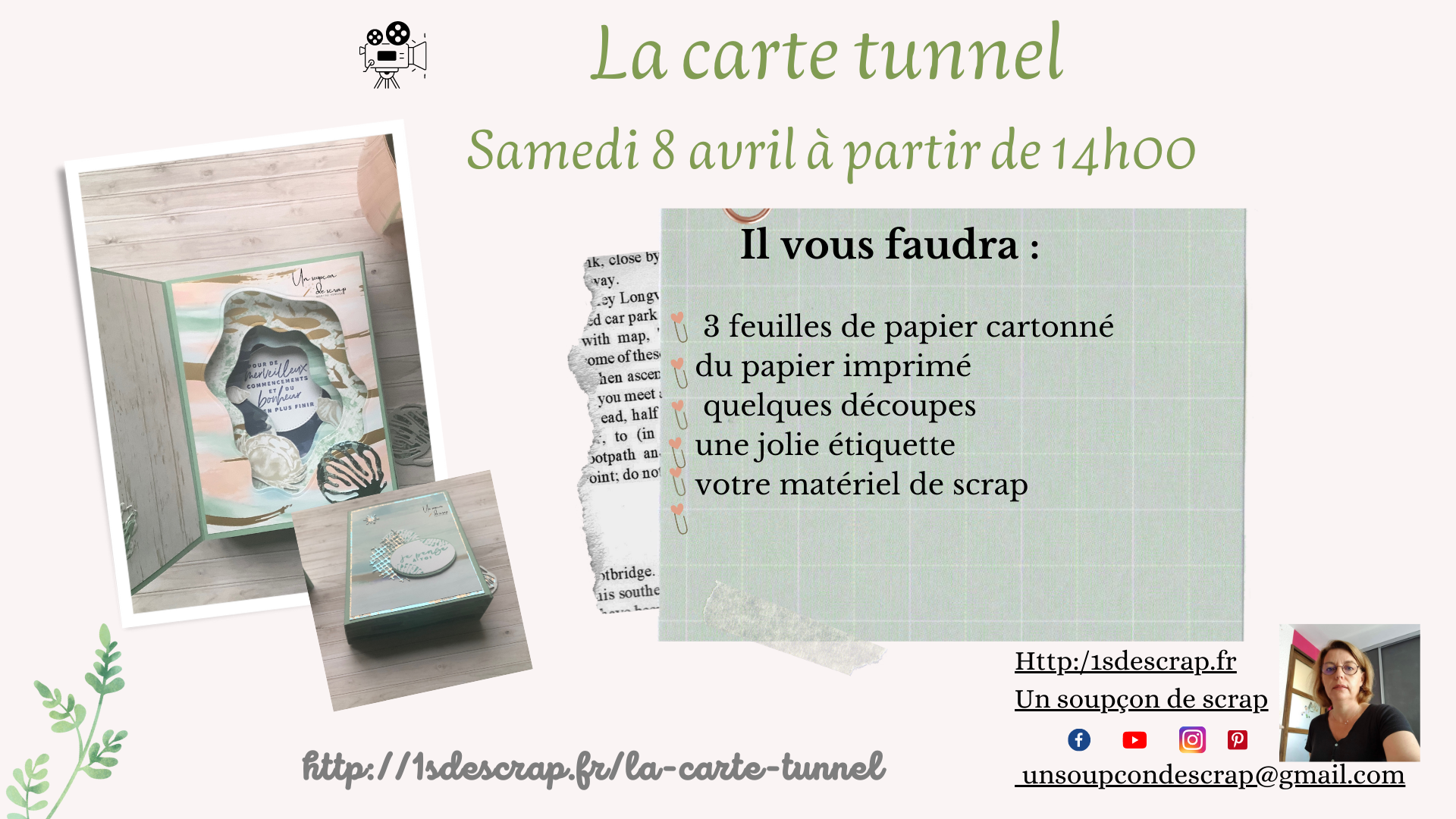 LA CARTE TUNNEL – Un soupçon de scrap